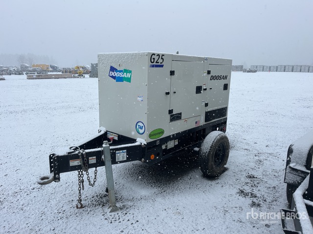 2018 Doosan G25 20 kW Mobile Generator Set | Ritchie Bros. Auctioneers