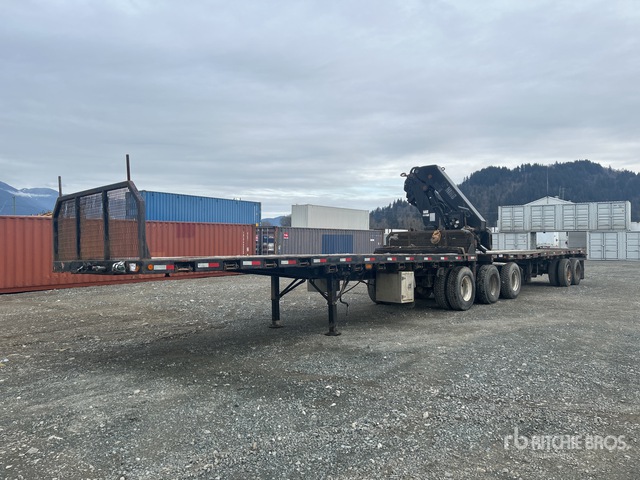 2000 Lode King 28 ft Tri/A Super B-Train Lead Flatbed Trailer | Ritchie ...
