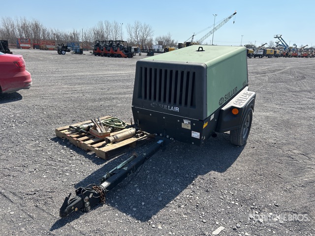 2015 Sullair 185 6.9 cfm Mobile Air Compressor with (2) Pneumatic ...