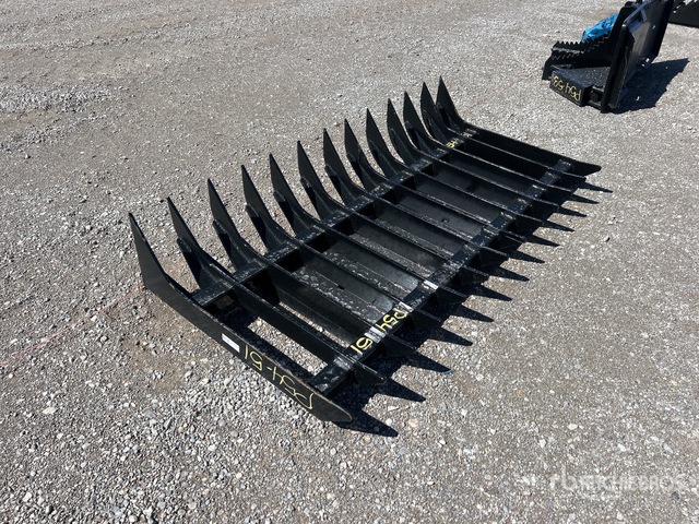 2025 Kit Containers QT-RR-70 70 in Skid Steer Root Rake (Unused ...