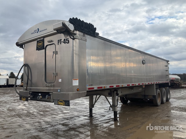 2024 Mac 36 ft Tri/A Aluminum End Dump Trailer | Ritchie Bros. Auctioneers