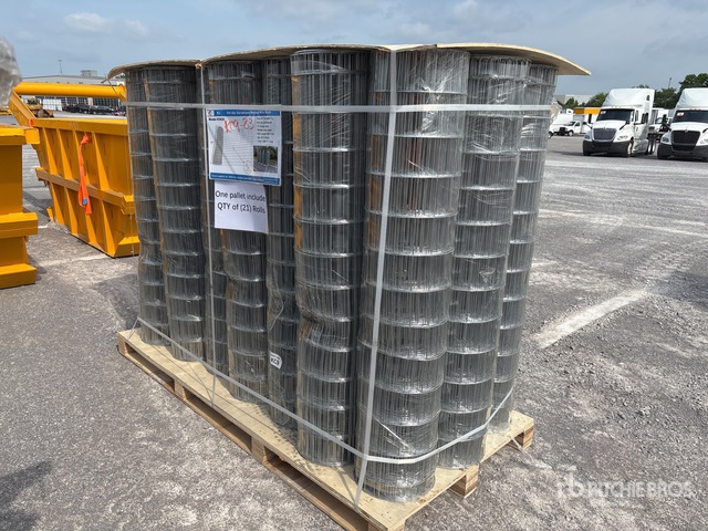 Quantity of (21) 2025 KJ K0520 5 ft x 66 ft Galvanized Welded Wire Mesh ...