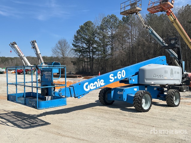 2008 Genie S60 4WD Diesel Telescopic Boom Lift | Ritchie Bros. Auctioneers