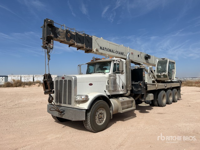 National NBT36 36 ton Straight Boom on 2014 Peterbilt 388 8x6 Boom ...