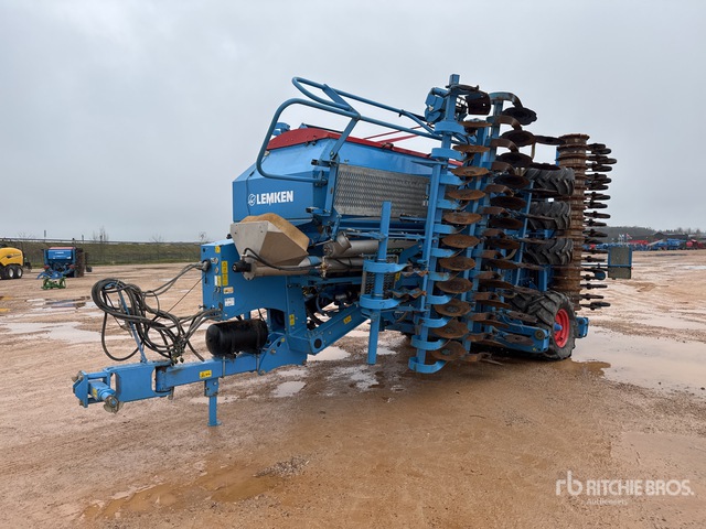 2013 Lemken Compact-Solitair 9/600 KHD 6 m Semi-Mount Combination ...