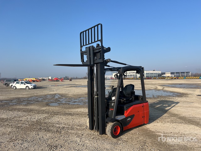 2016 Linde E20L-02 2000 kg Electric Forklift | Ritchie Bros. Auctioneers