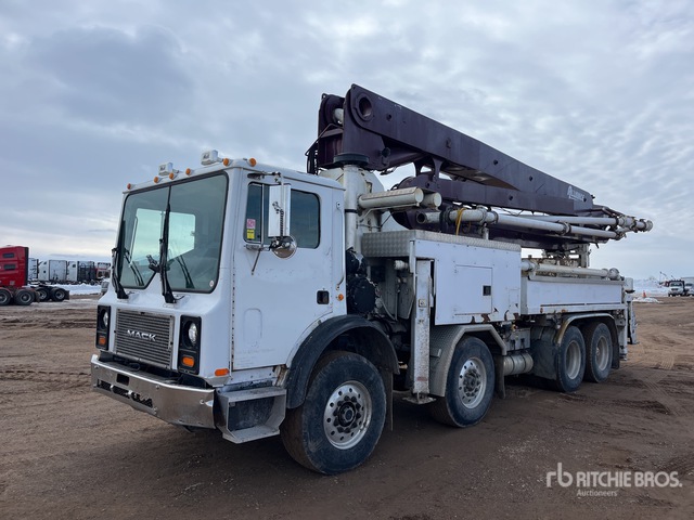 Alliance on 2006 Mack MR 8x4 Twin-Steer Concrete Pump Truck | Ritchie ...