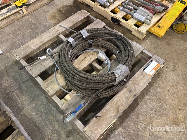 Quantity of (1) Pallets of Assorted Wire Rope Cable (Unused) | Ritchie ...