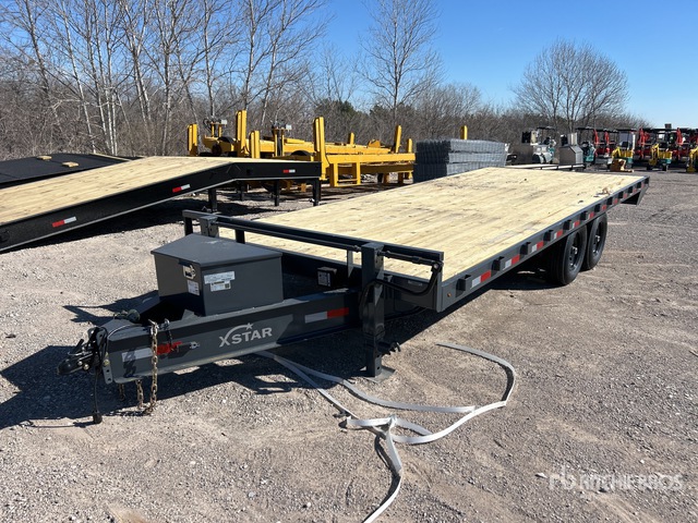 2025 X-Star Trailers 20 ft T/A Flatbed Trailer | Ritchie Bros. Auctioneers
