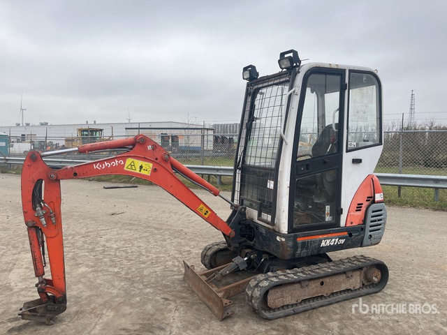 2011 Kubota KX41-3V Mini Excavator | Ritchie Bros. Auctioneers