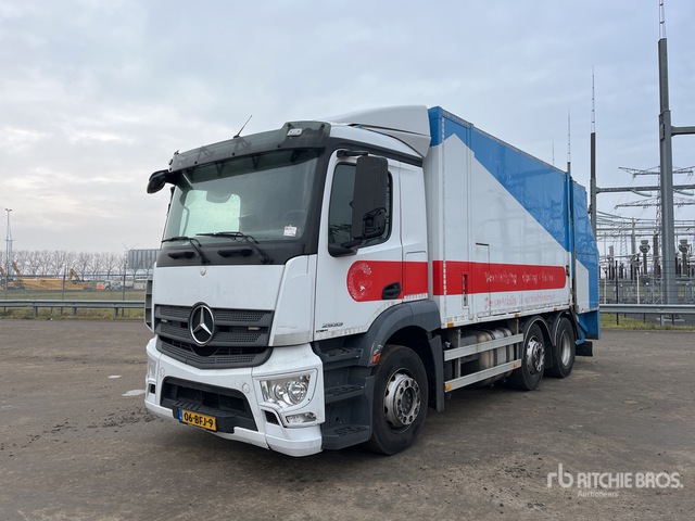 2014 Mercedes-Benz Antos 2533 6x2 Rear Loader Waste Collection Truck ...
