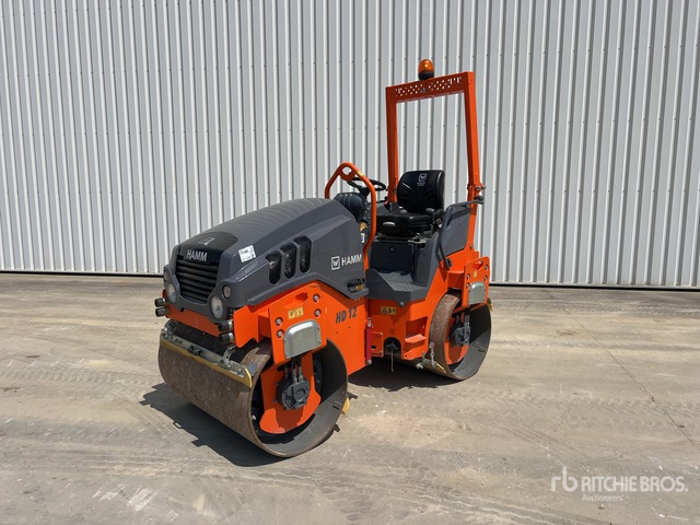 2022 Hamm HD12VV Compacteur Vibrant Tandem Double Drum Roller | Ritchie ...