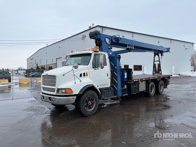 Manitex 2592 50000 lb Straight Boom on 1998 Ford LT8000 6x4 Camion à ...