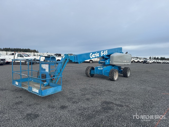 2008 Genie S-65 4WD Diesel Telescopic Boom Lift | Ritchie Bros. Auctioneers
