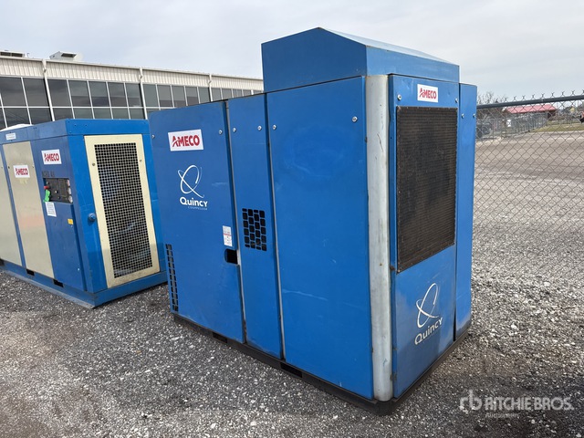 2014 Quincy QSI370i 370 cfm Skid-Mounted Electric Air Compressor ...