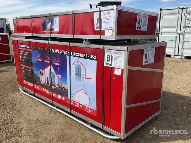 HIlls Industrial 30 ft x 40 ft Storage Building (Unused) | Ritchie Bros ...