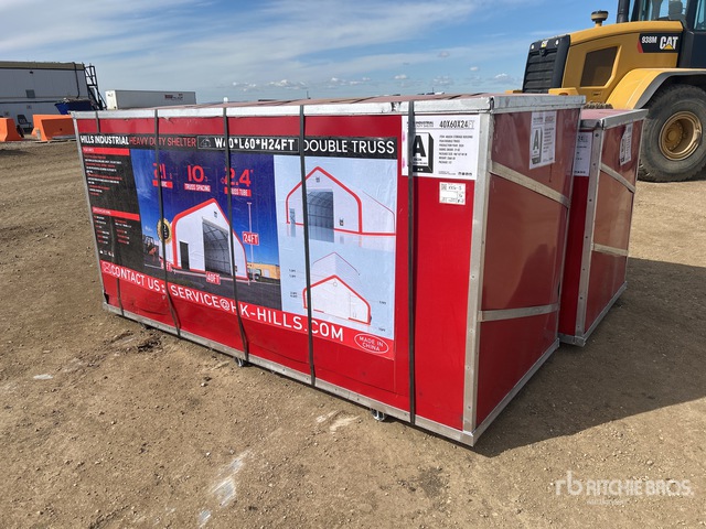 HIlls Industrial 40 ft x 60 ft Storage Building (Unused) | Ritchie Bros ...