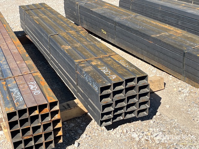 Quantity of (20) 3 in x 2 in x 8 ft x 11 Rectangle Steel Tubing ...