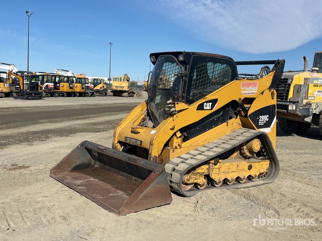2011 Cat 289C Two-Speed High Flow XPS Chargeuse sur rails compacte ...