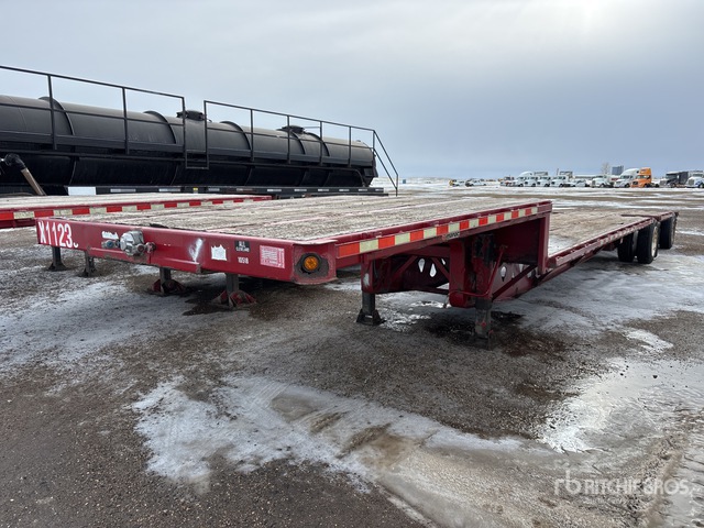 2012 Manac 13248A000 48 ft T/A Spread Axle Single Drop Step Deck ...