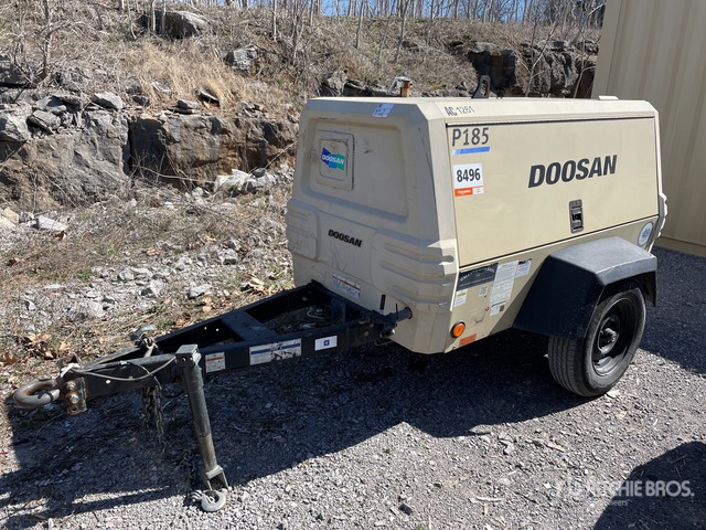 2015 Doosan P185 185 cfm Mobile Air Compressor | Ritchie Bros. Auctioneers