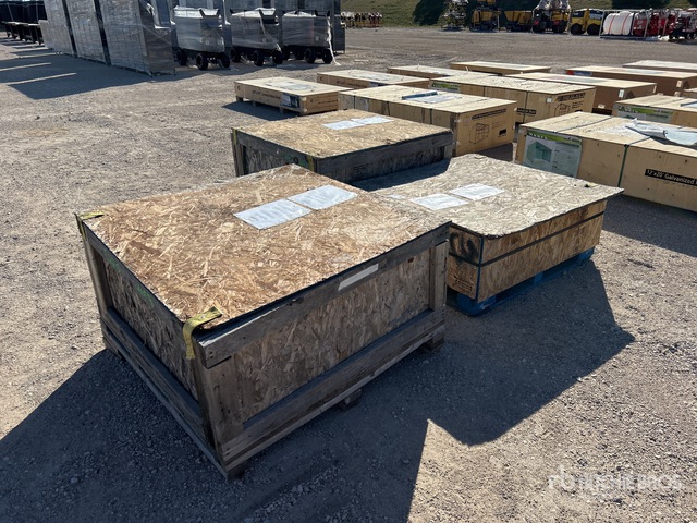 Quantity of (3) Crates of Parker Hydraulic Valves & Fittings (Unused ...