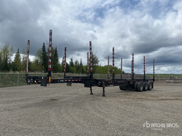 2017 Doepker 52 ft Tri/A Hayrack Log Trailer | Ritchie Bros. Auctioneers