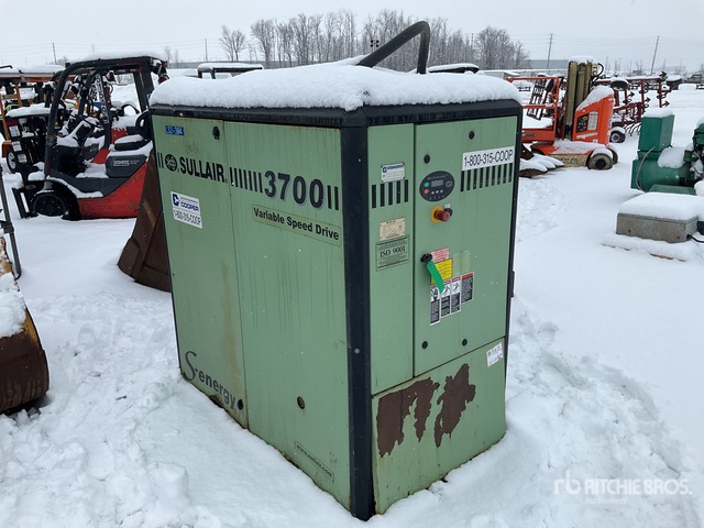 2011 Sullair 3700 Skid-Mounted Electric Air Compressor | Ritchie Bros ...