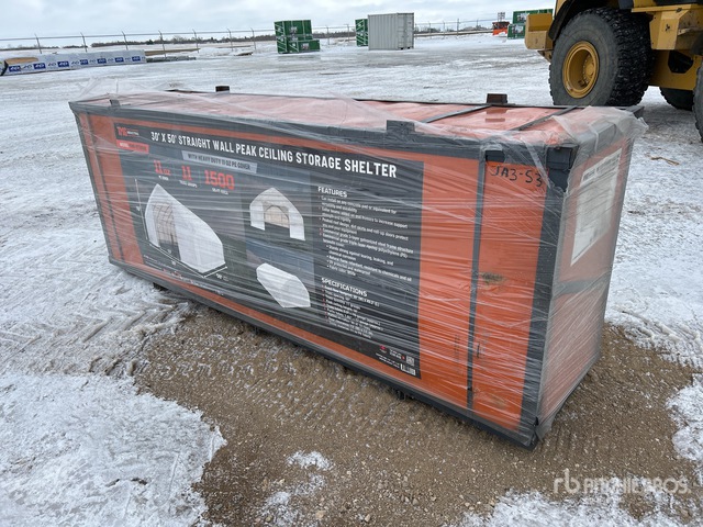 TMG ST3050E 50 ft x 30 ft x 16 ft Storage Building (Unused) | Ritchie ...