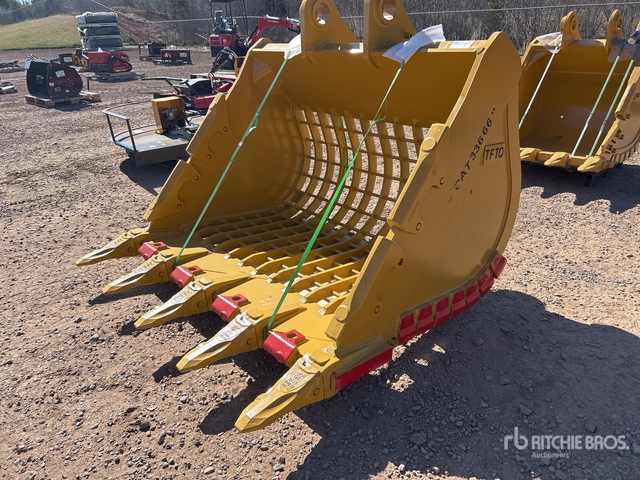 2025 TFTO BKT336D56HD 66 in Skeleton Excavator Bucket - Fits Cat 336 / ...