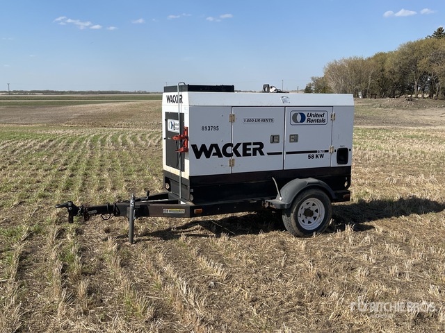 2005 Wacker G70 58 kW Mobile Generator Set | Ritchie Bros. Auctioneers