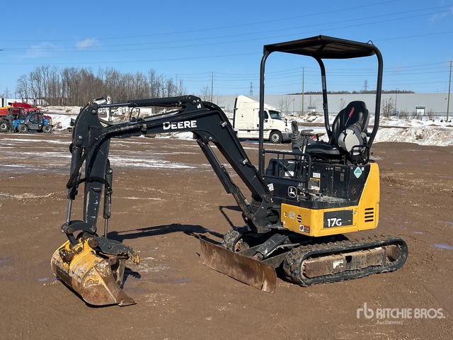 2019 John Deere 17G Mini Excavator | Ritchie Bros. Auctioneers