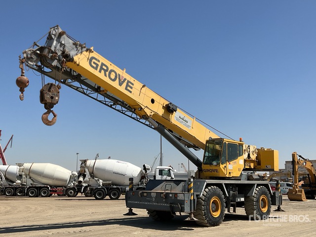 2007 Grove RT600E 50 ton 4x4x4 Rough Terrain Crane | Ritchie Bros ...