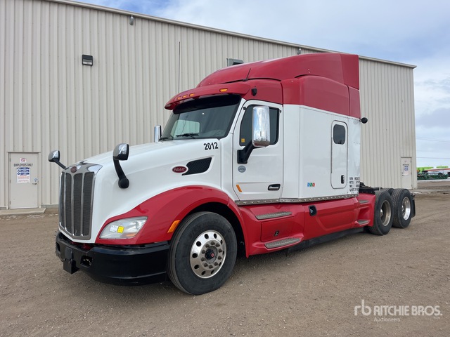 2017 Peterbilt 375 6x4 T/A Sleeper Truck Tractor | Ritchie Bros ...