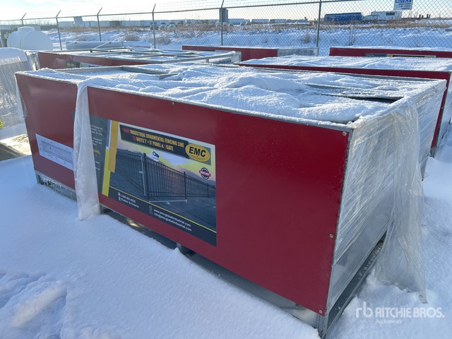 Quantity of 2024 EMC 7 ft x 5 ft Wrought Iron Fencing (Unused ...