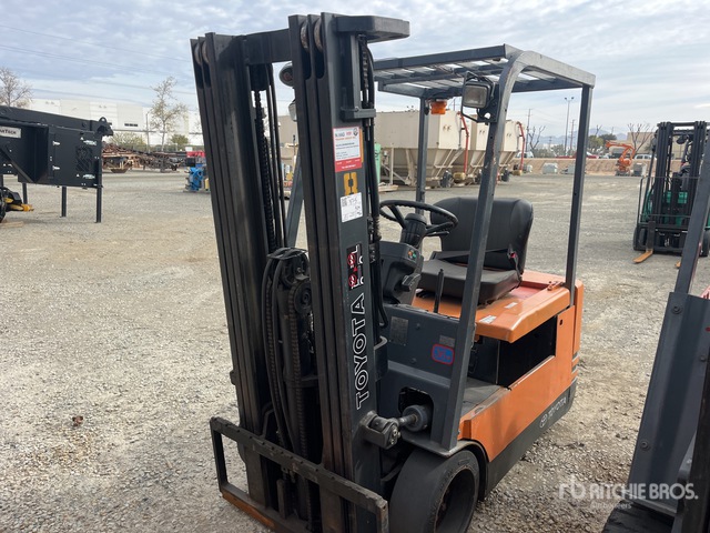 1995 Toyota 5FBE18 3200 lb Electric Forklift | Ritchie Bros. Auctioneers