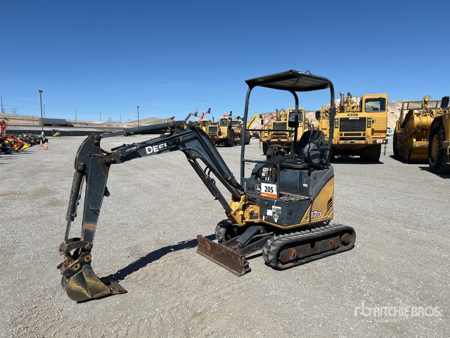 2012 John Deere 17D Mini Excavator | Ritchie Bros. Auctioneers