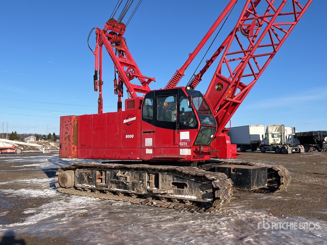 2007 Manitowoc 8000 80 Ton Grúa celosía de cadenas | Ritchie Bros ...