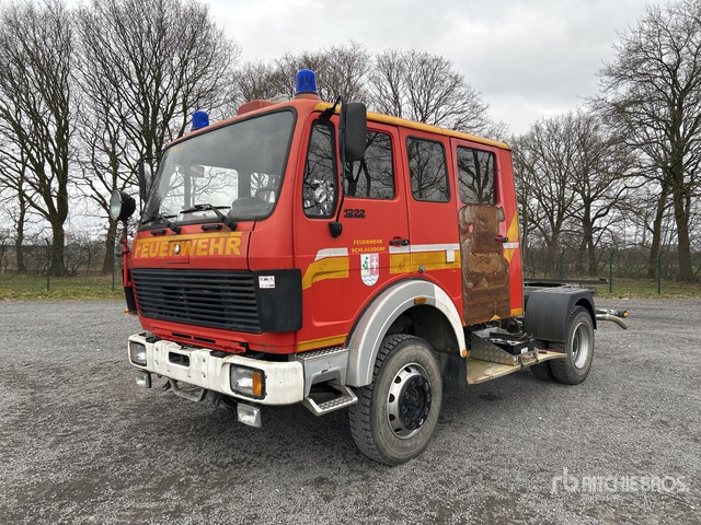 1984 Mercedes-Benz 1222 4x4 Crew Cab Fire Truck | Ritchie Bros. Auctioneers