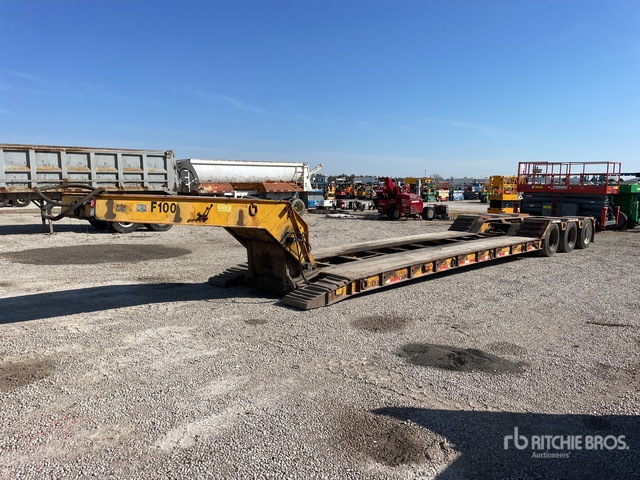 1988 Talbert T3DW-50SA-HRG-1-T1 50 ton Tri/A Removable Gooseneck Lowboy ...