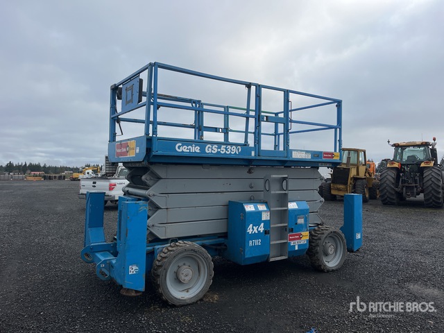 2005 Genie GS-5390 RT 4x4 Dual Fuel Scissor Lift | Ritchie Bros ...