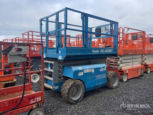 2007 Genie GS-3268 RT 4x4 Diesel Scissor Lift | Ritchie Bros. Auctioneers