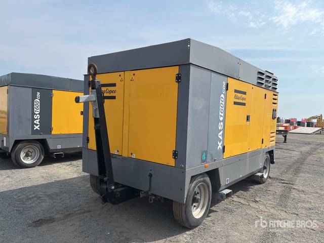 Atlas Copco XAS1600CD6 1600 cfm Mobile Compresor de aire | Ritchie Bros ...