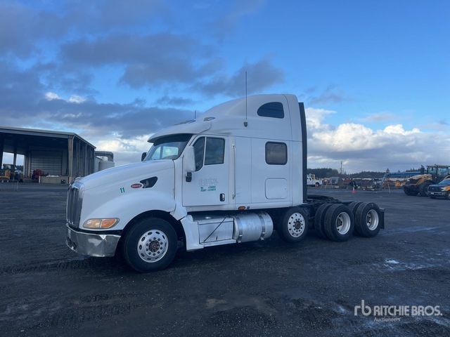 2008 Peterbilt 387 8x4 Tri/A Sleeper Truck Tractor | Ritchie Bros. Auctioneers