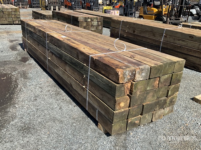Quantity of (25) Surplus 6 in x 8 in x 14 ft Pressure Treated Lumber ...