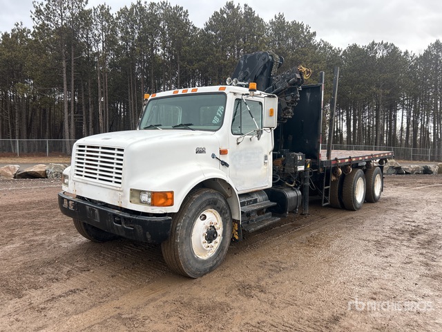 Hiab 175-51 6000 kg Knuckle Boom on 1996 International 4900 6x4 Camión ...