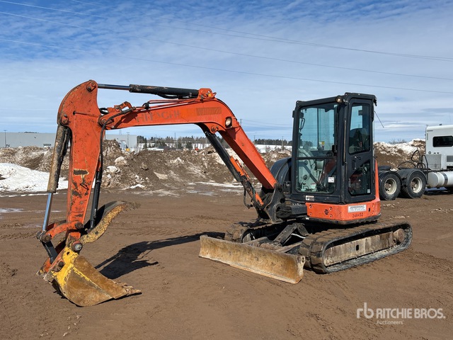 2014 Hitachi ZX50U-5N Mini Excavator | Ritchie Bros. Auctioneers