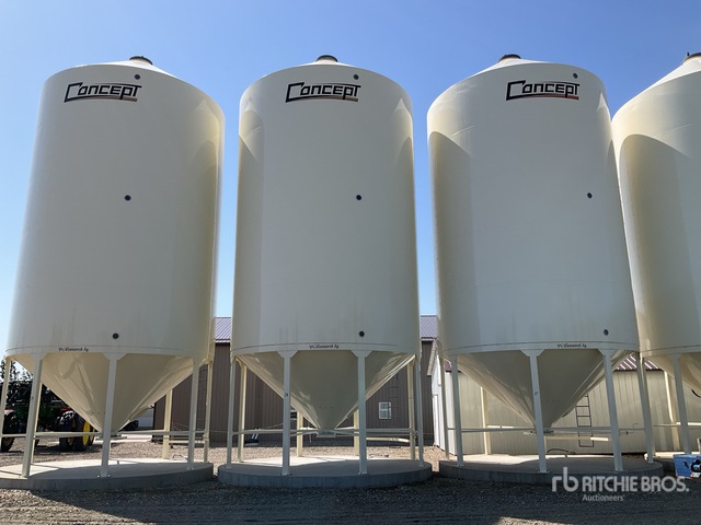 2019 Concept 1825G +/- 6400 bu Smooth Wall Hopper Grain Bin | Ritchie ...