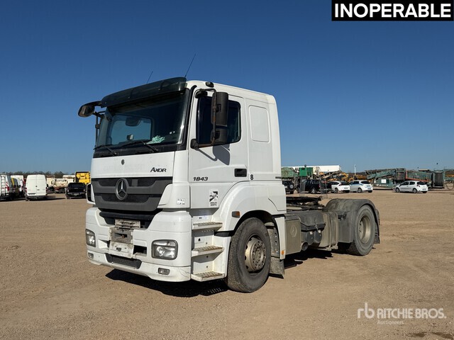 2013 Mercedes-Benz Axor 1843 4x2 Tracteur Routier S/A Sleeper Truck Tractor (Inoperable ...