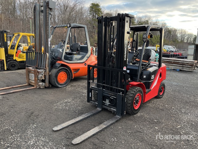 Hangcha CPCD25-XW97B1 4097 lb Pneumatic Tire Chariot Élévateur ...